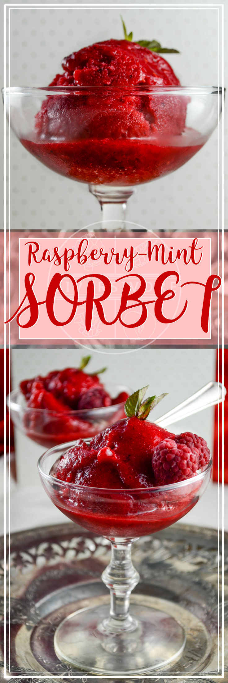 Raspberry Mint Sorbet