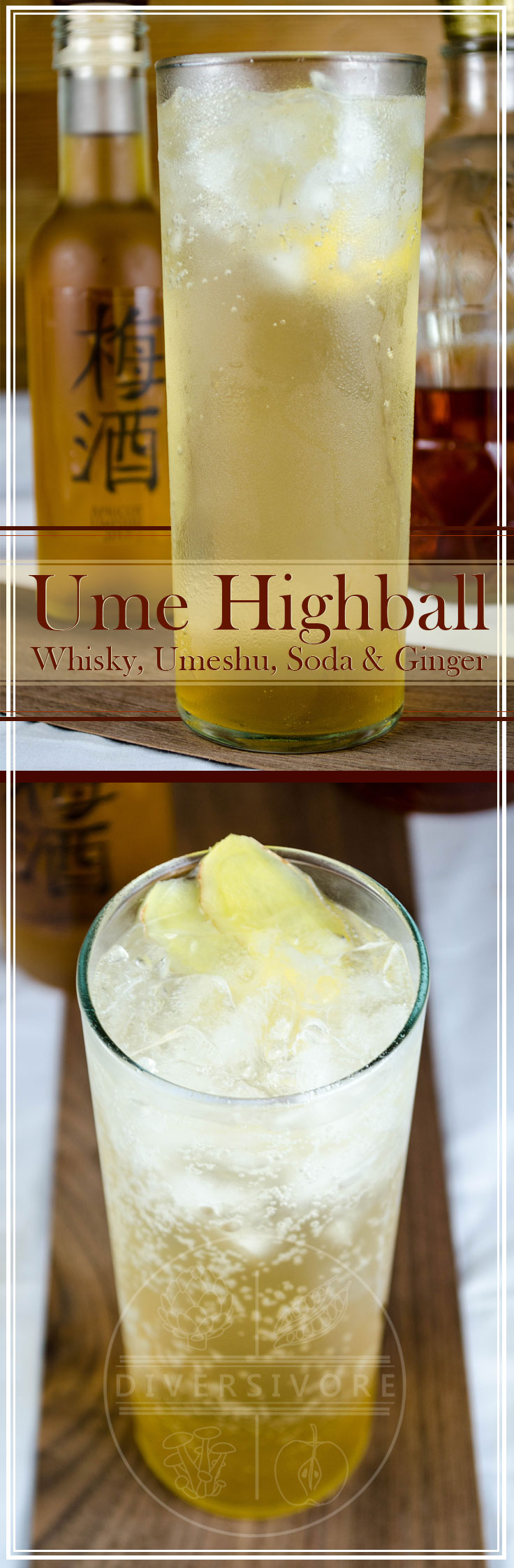 Ume Highball - A Whisky & Umeshu Cocktail