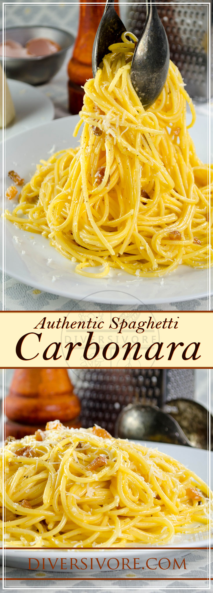 Authentic Carbonara with Guanciale (or Pancetta), plus notes & variations