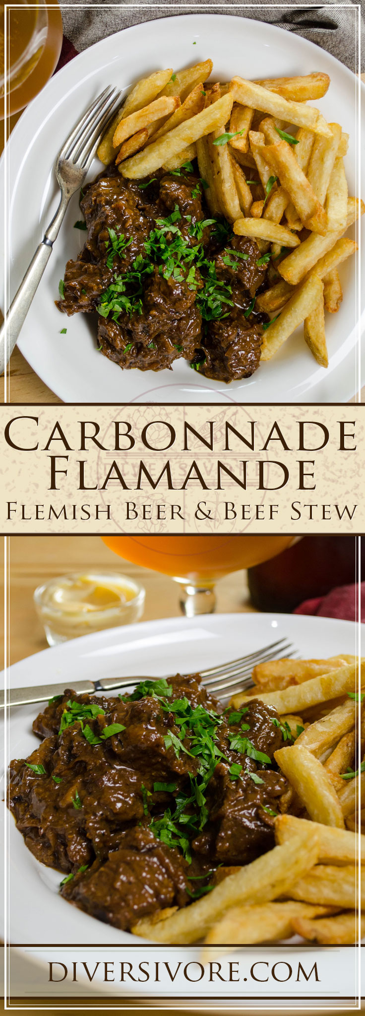 Carbonnade Flamande (Flemish Beef Stew) For Insant Pot or Slow Cooker
