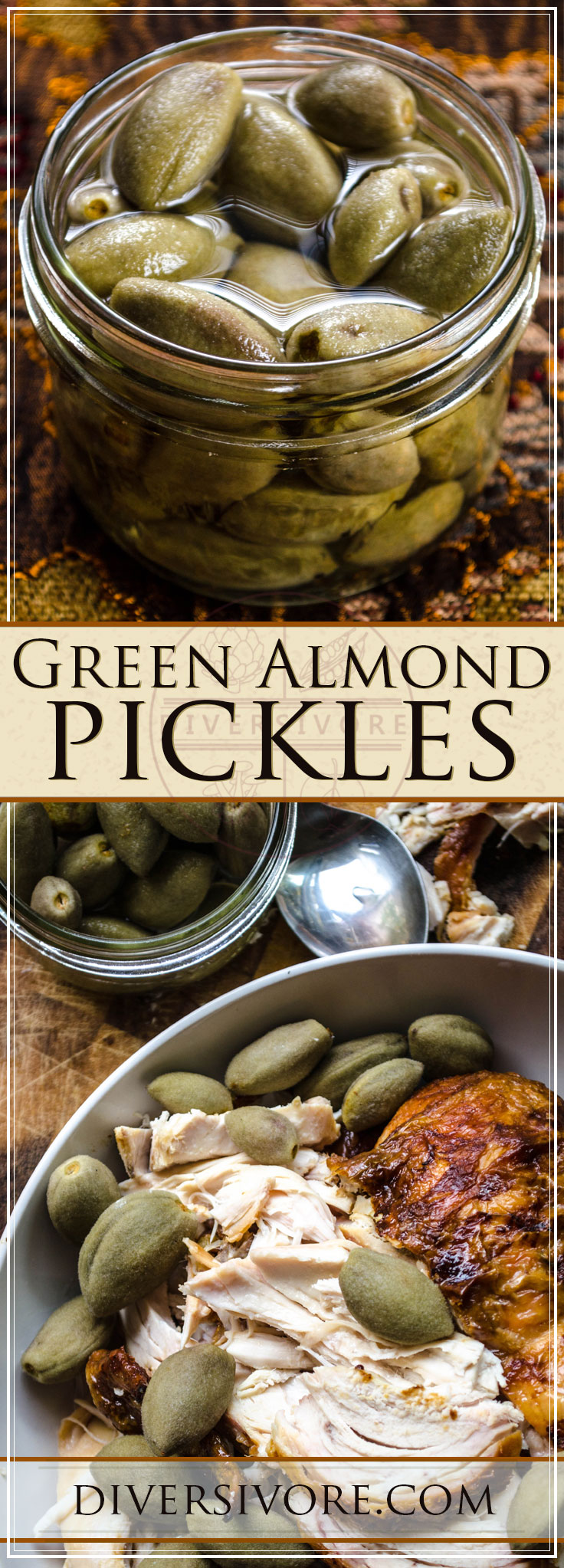 Pickled Green Almonds